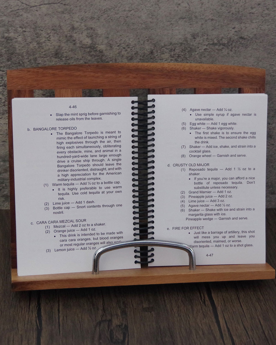 Sapper Handbook Cocktail Book – Aviator Fuel LLC